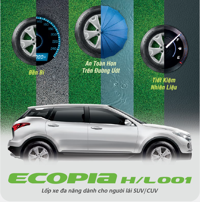 Lốp xe Ecopia HL 001 | Bridgestone Việt Nam